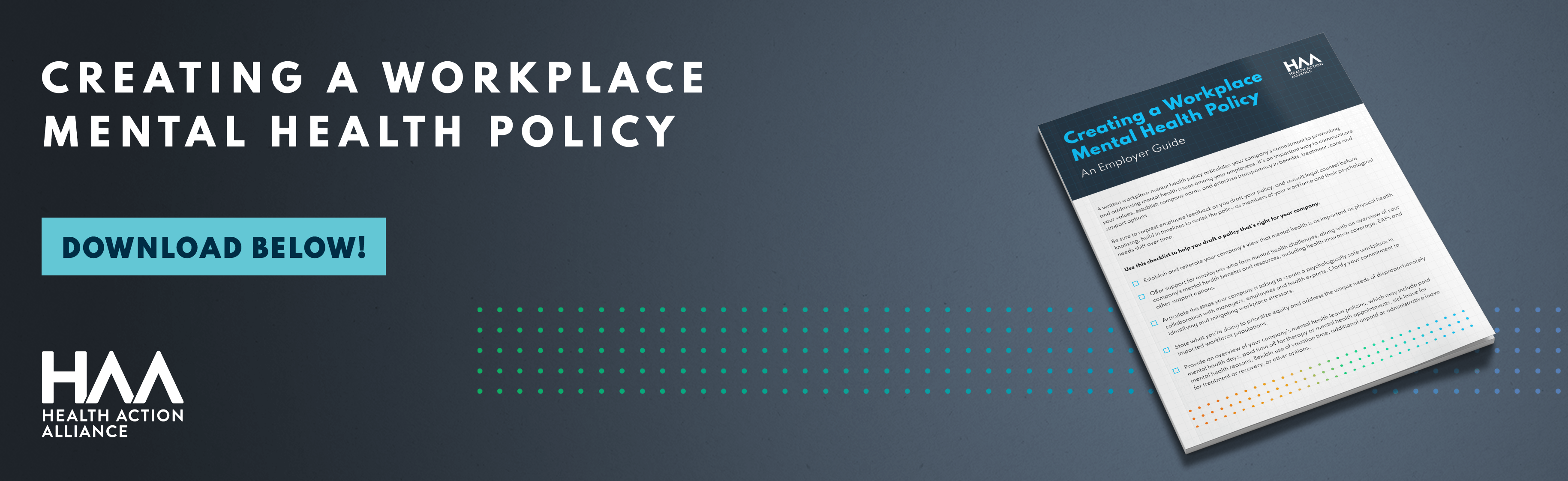 Creating a Workplace Mental Health Policy