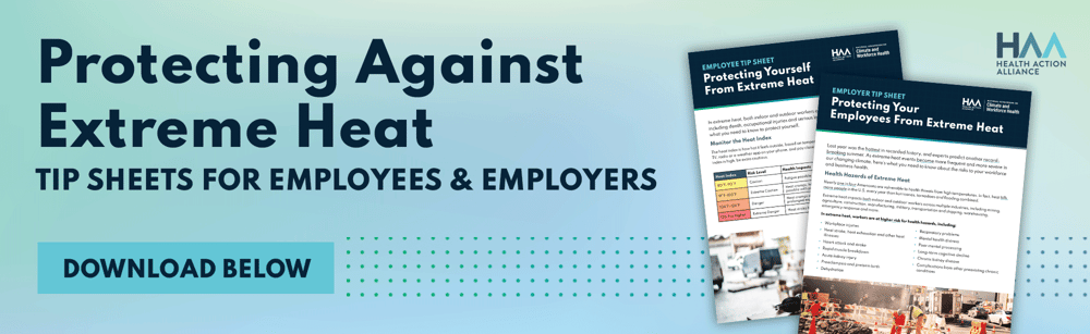 Tip Sheets: Protecting Against Extreme Heat