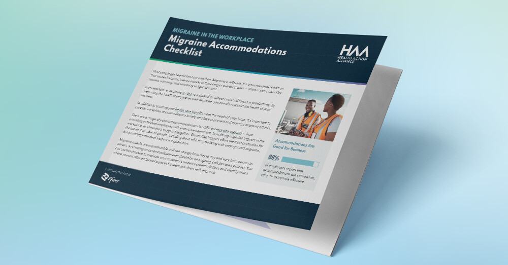 Migraine in the Workplace: Migraine Accommodations Checklist